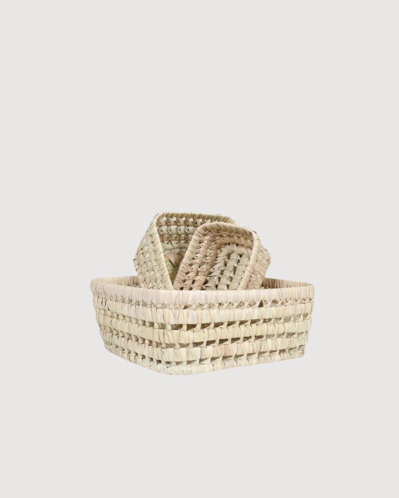 Open Weave Storage Tray - Set of 3 – Whearley & Co.