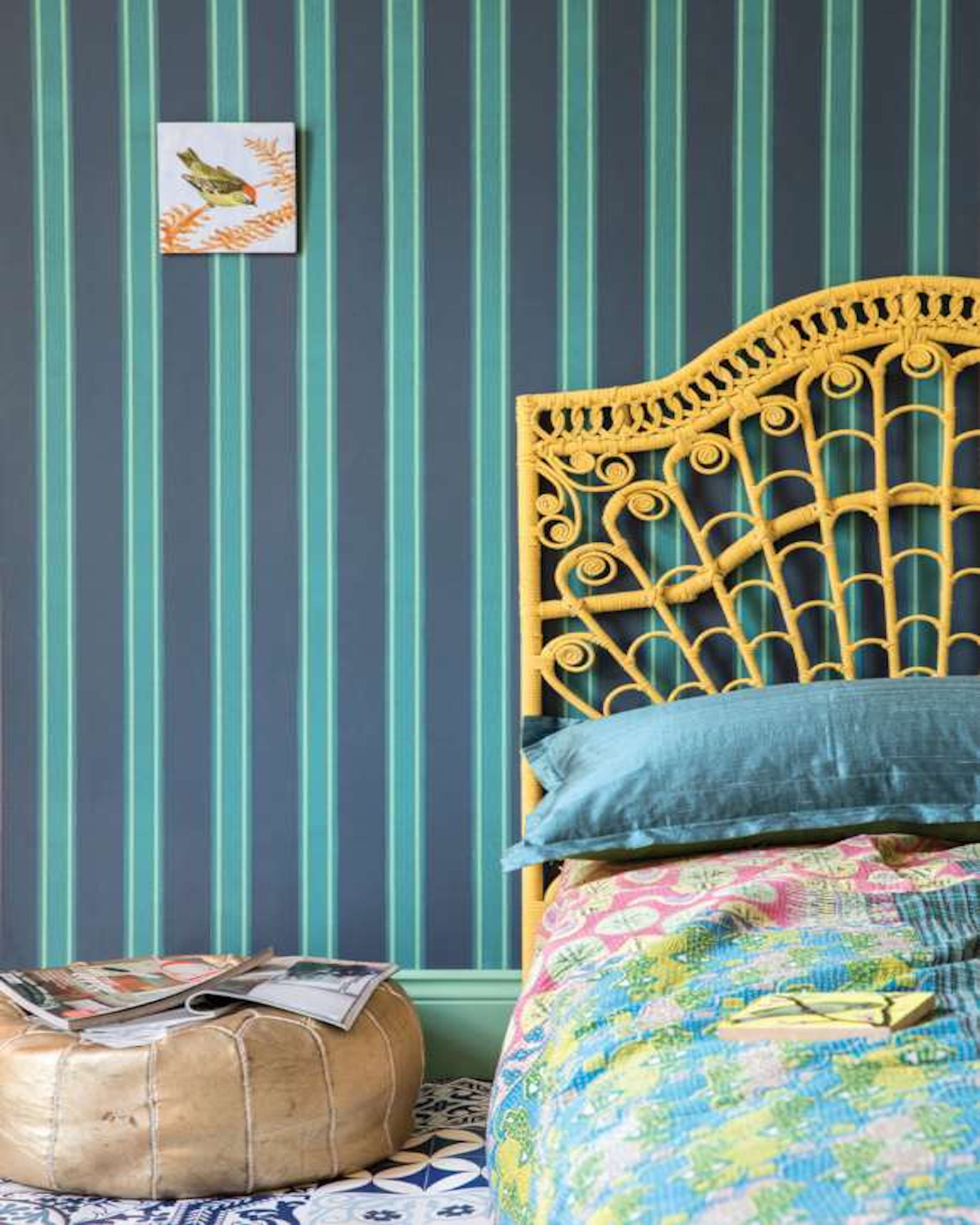 Block Print Stripe Wallpaper – Whearley & Co.
