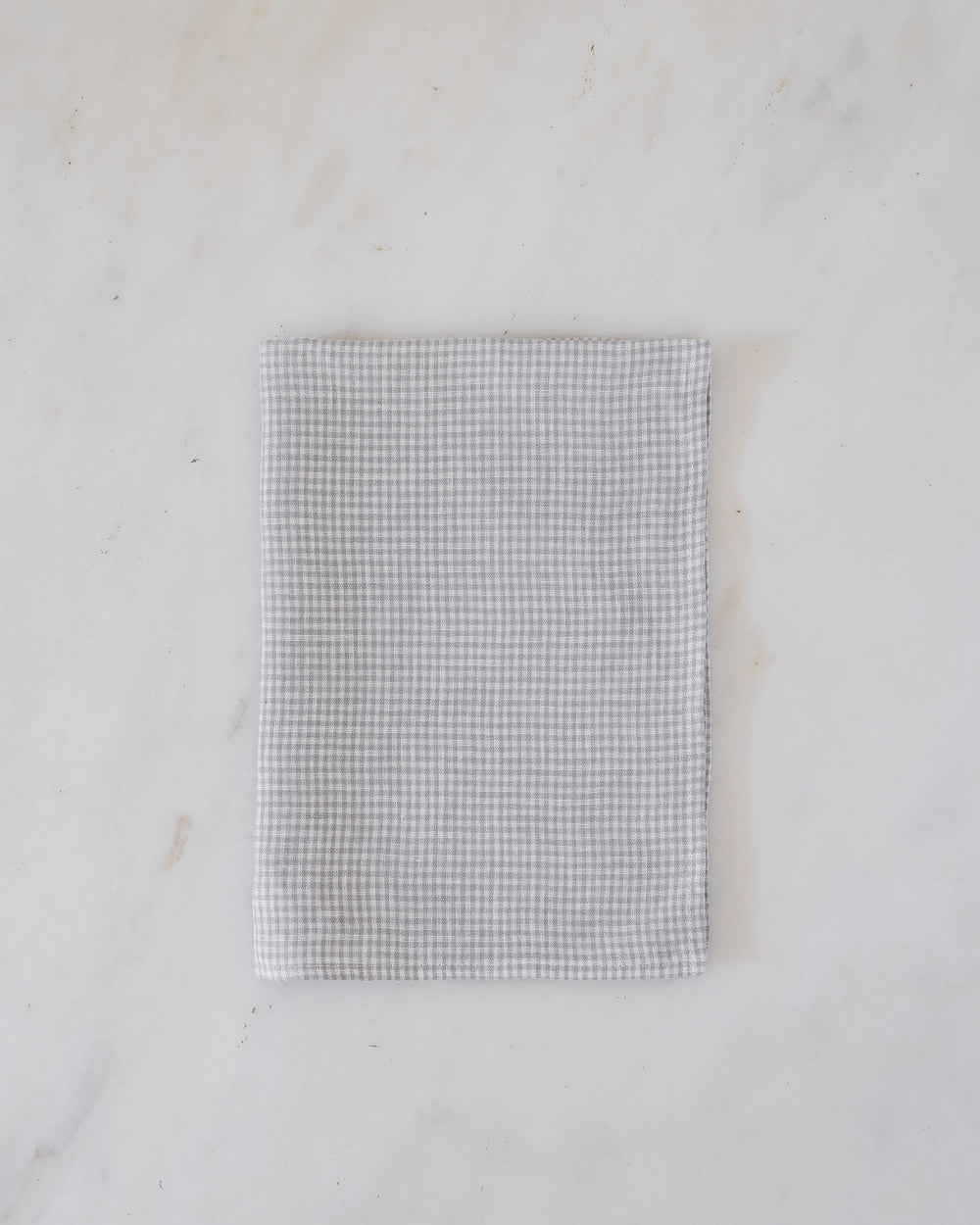 Linen Kitchen Cloth In Grey Gingham – Whearley & Co.